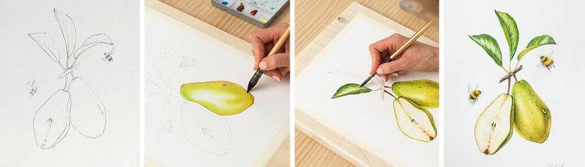Online Course - Realistic Botanical Illustration: Escape to Nature ...